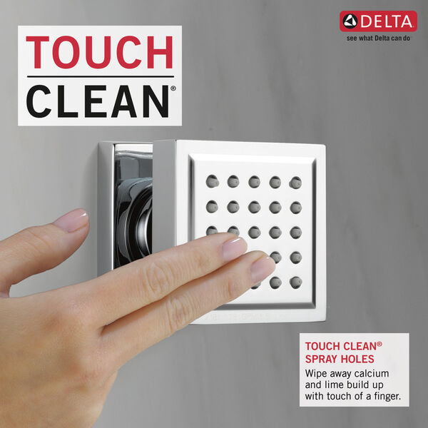 Body Spray Square Surface Mount (Recertified) in Chrome 50150-R | Delta ...