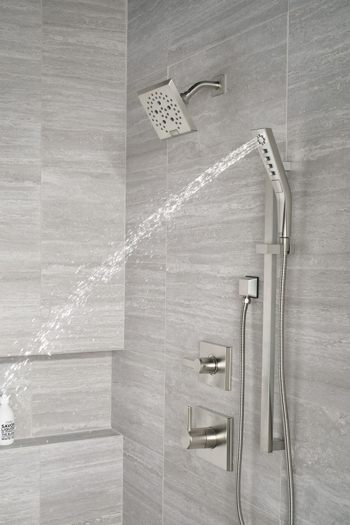 Square Wall Elbow for Hand Shower in Lumicoat® Stainless 50570-SS-PR ...