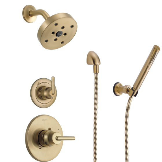 Hand Shower 1.75 GPM Wall-Mount 1S (Recertified) in Champagne Bronze ...