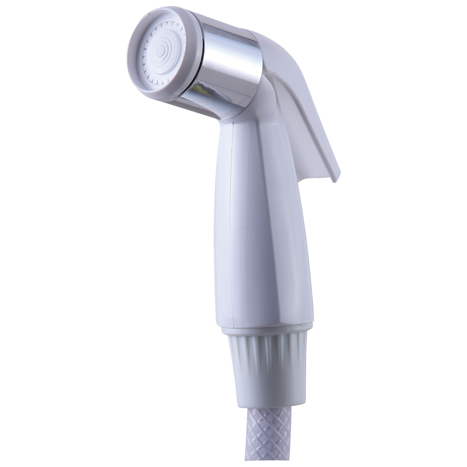 Spray w/ Chrome Band & Spray Assembly - White in White RP39364 | Delta ...