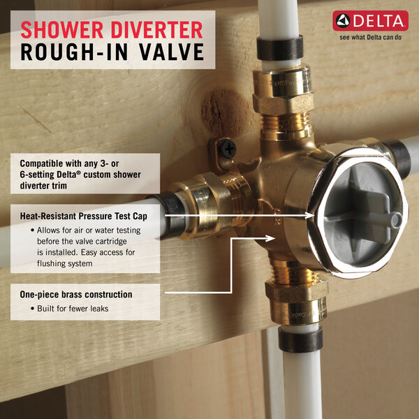 3 / 6-Setting Diverter Rough (Recertified) R11000-R | Delta Faucet