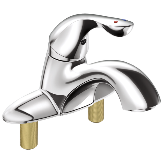 Single Handle Centerset Bathroom Faucet with City Shanks (Recertified ...