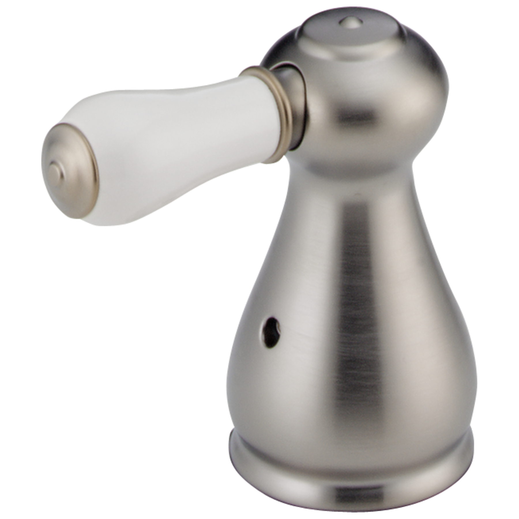 Porcelain Lever Handle Set - Roman Tub in Stainless H677SS | Delta Faucet