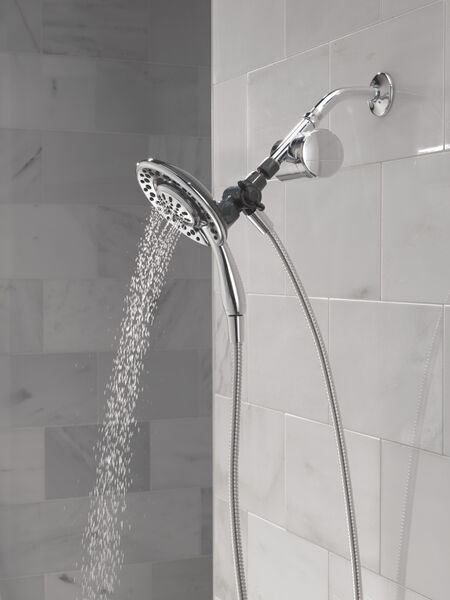 Shower Filter Attachment with 4-Setting In2ition® in Chrome 7SF110B ...