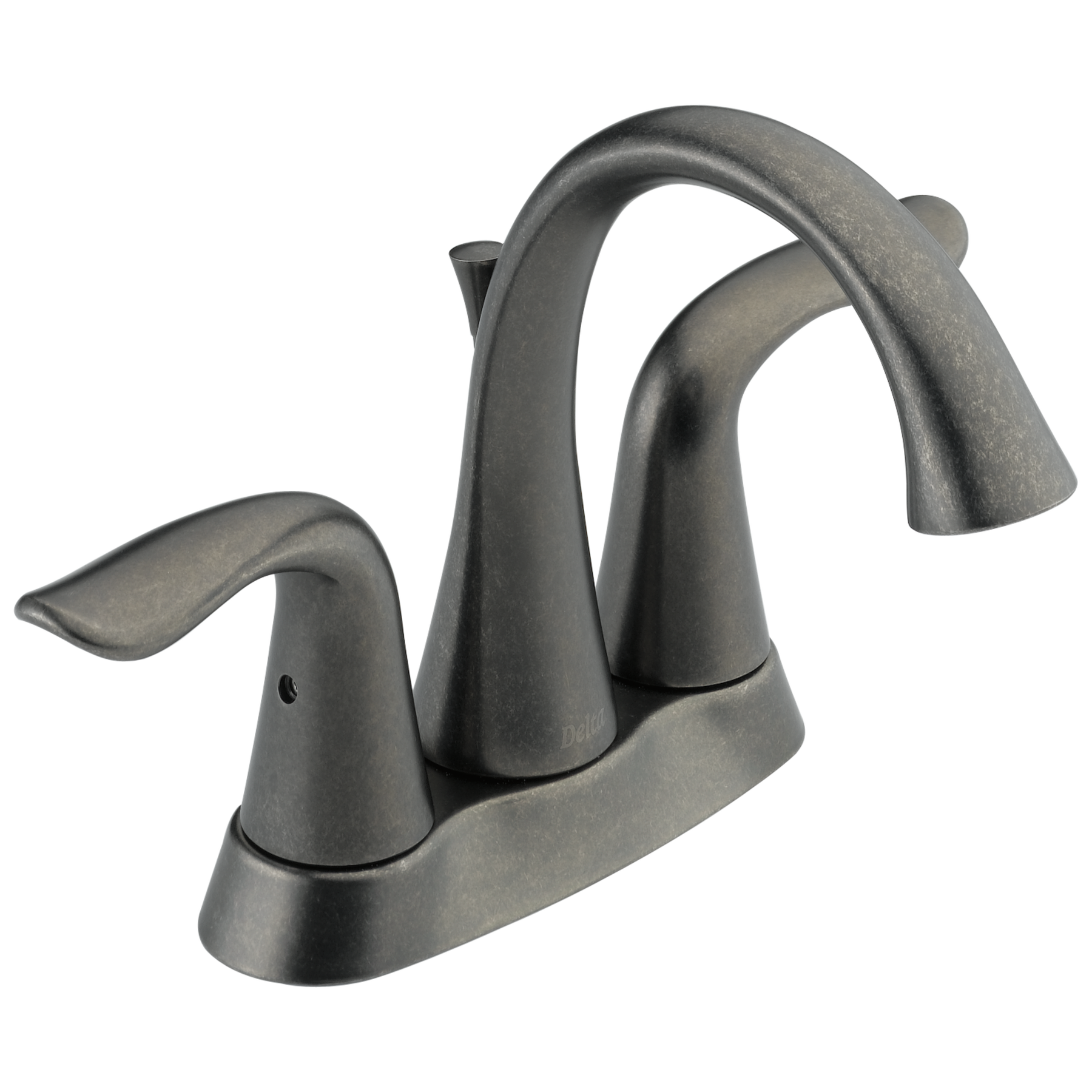 Two Handle Centerset Lavatory Faucet in Aged Pewter 2538-PT | Delta Faucet