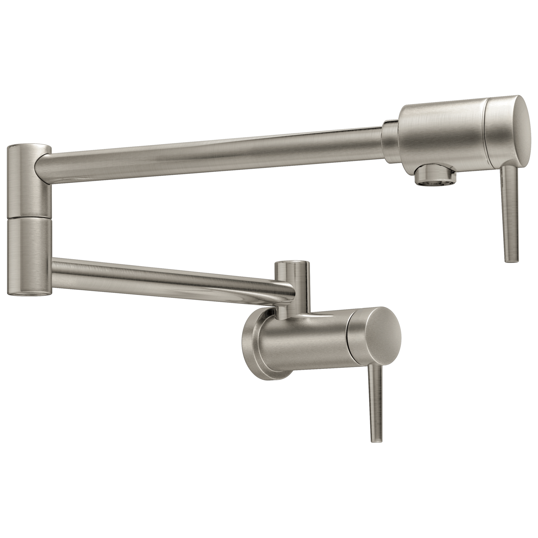 Contemporary Wall Mount Pot Filler in Stainless 1165LF-SS | Delta Faucet