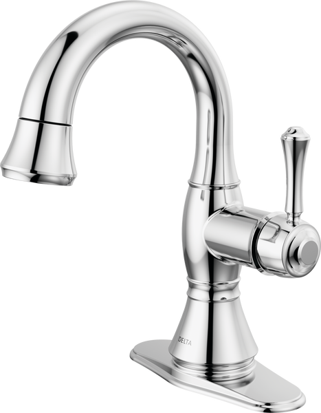 Single Handle Pull-Down Bathroom Faucet in Chrome 597-PD-DST | Delta Faucet