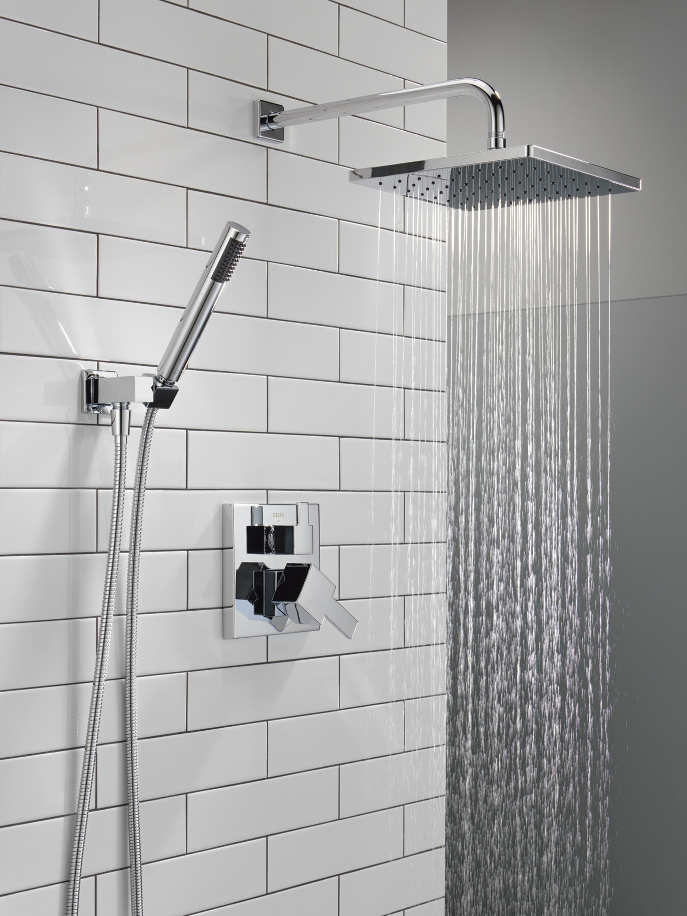 Monitor® 14 Series Shower with Raincan, Hand Shower & Rough Valve in ...