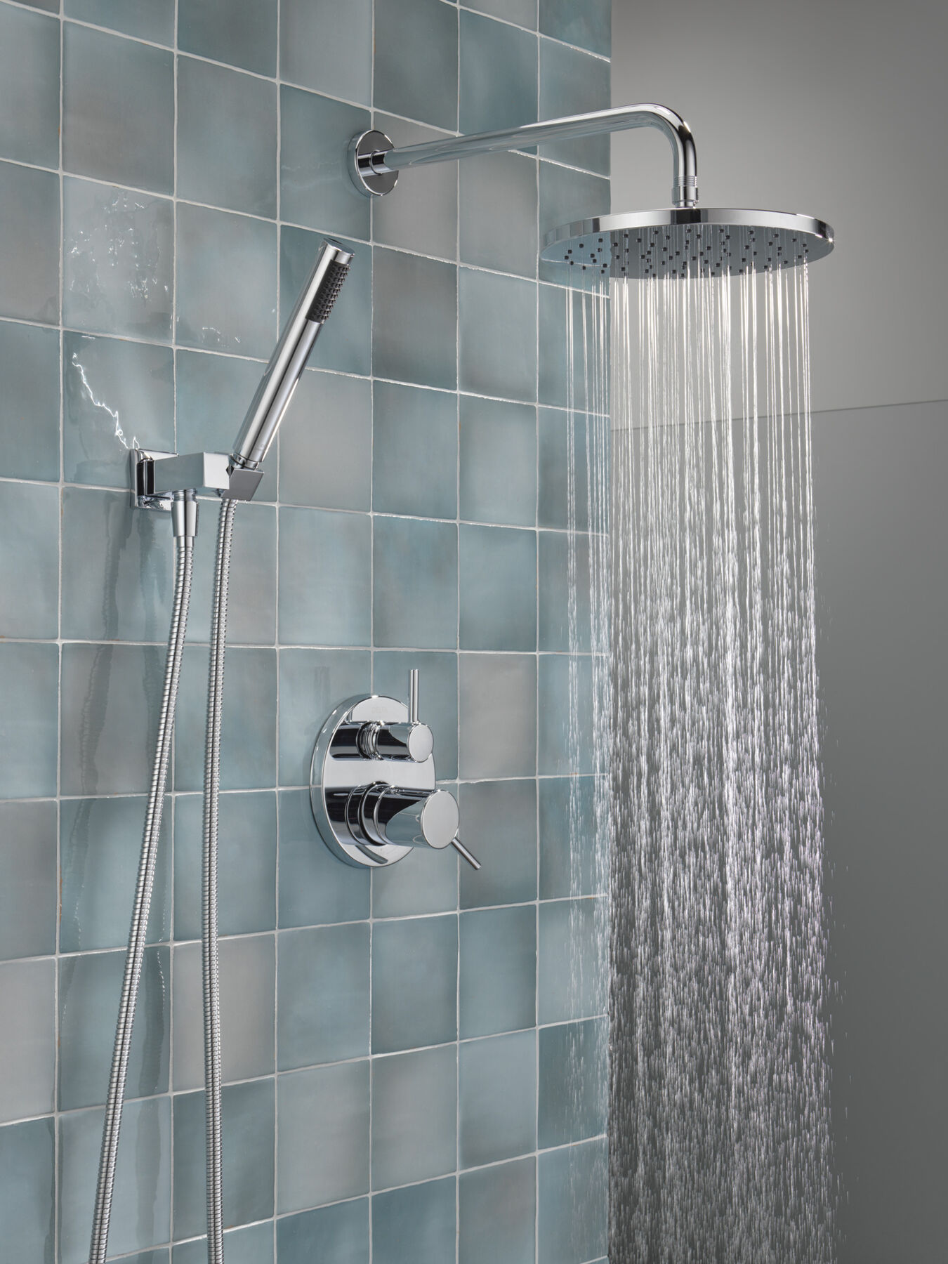Monitor® 14 Series Shower with Raincan, Hand Shower & Rough Valve in ...