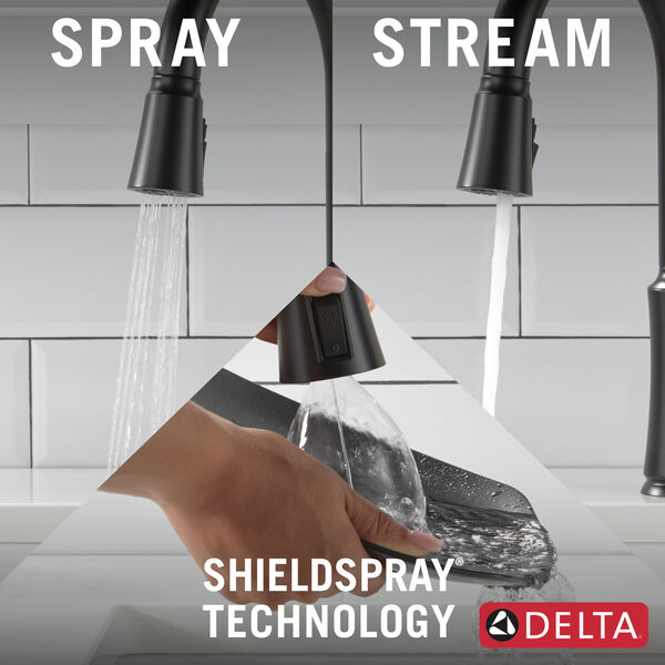 Single Handle Pull-Down Kitchen Faucet with Soap Dispenser and ...