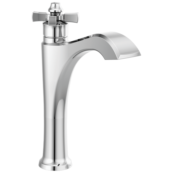 Single Handle Mid-Height Vessel Bathroom Faucet in Chrome 657-DST ...