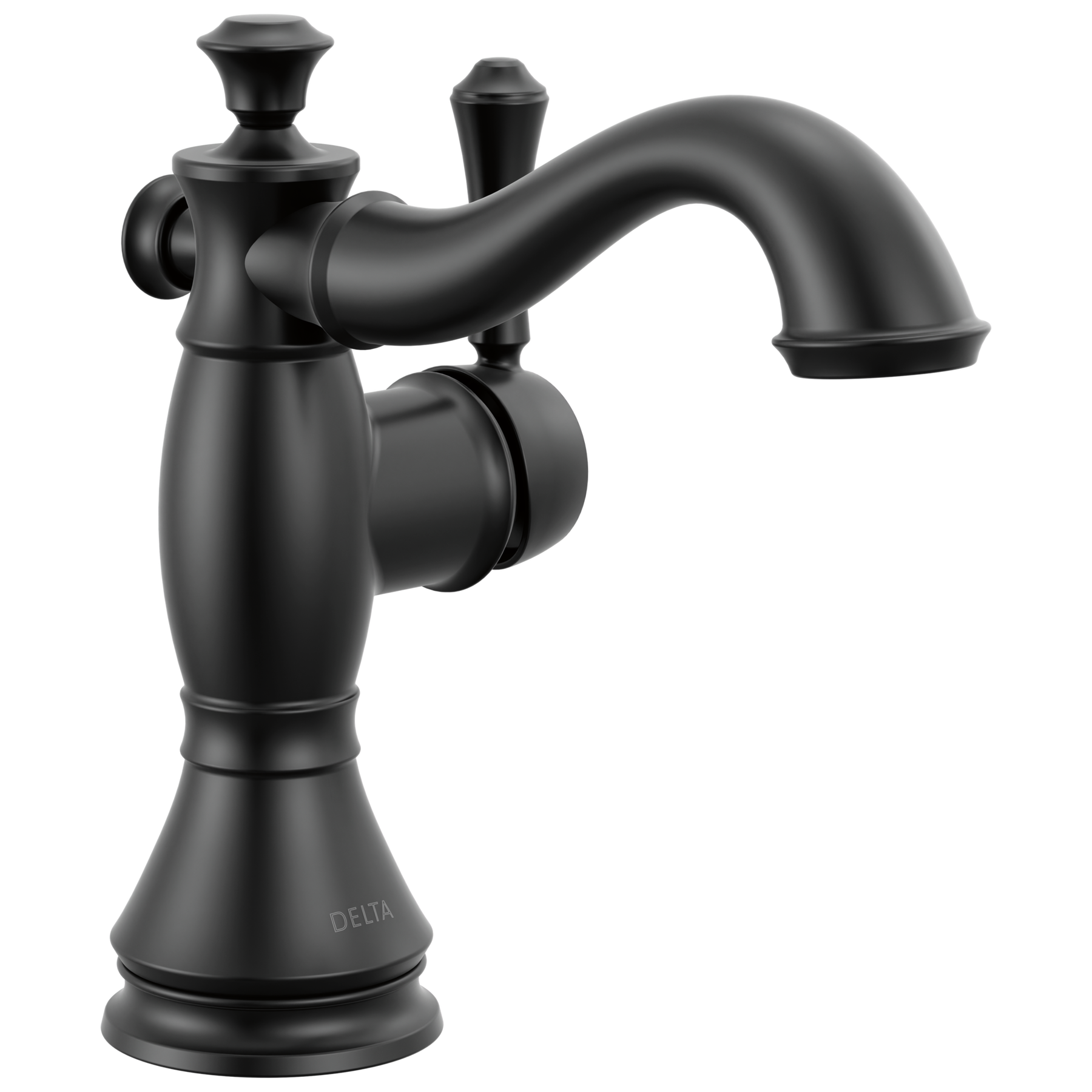 Single Handle Bathroom Faucet in Matte Black 597LF-BLMPU | Delta Faucet