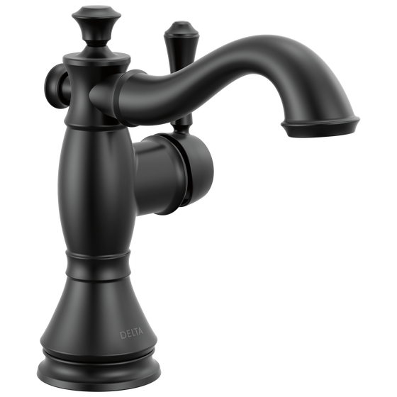 Single Handle Bathroom Faucet in Matte Black 597LF-BLMPU | Delta Faucet