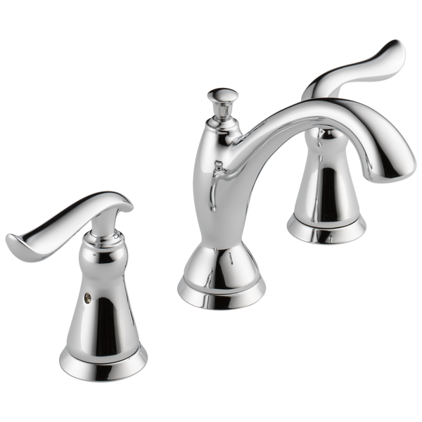 Two Handle Widespread Bathroom Faucet in Chrome 3594-MPU-DST | Delta Faucet