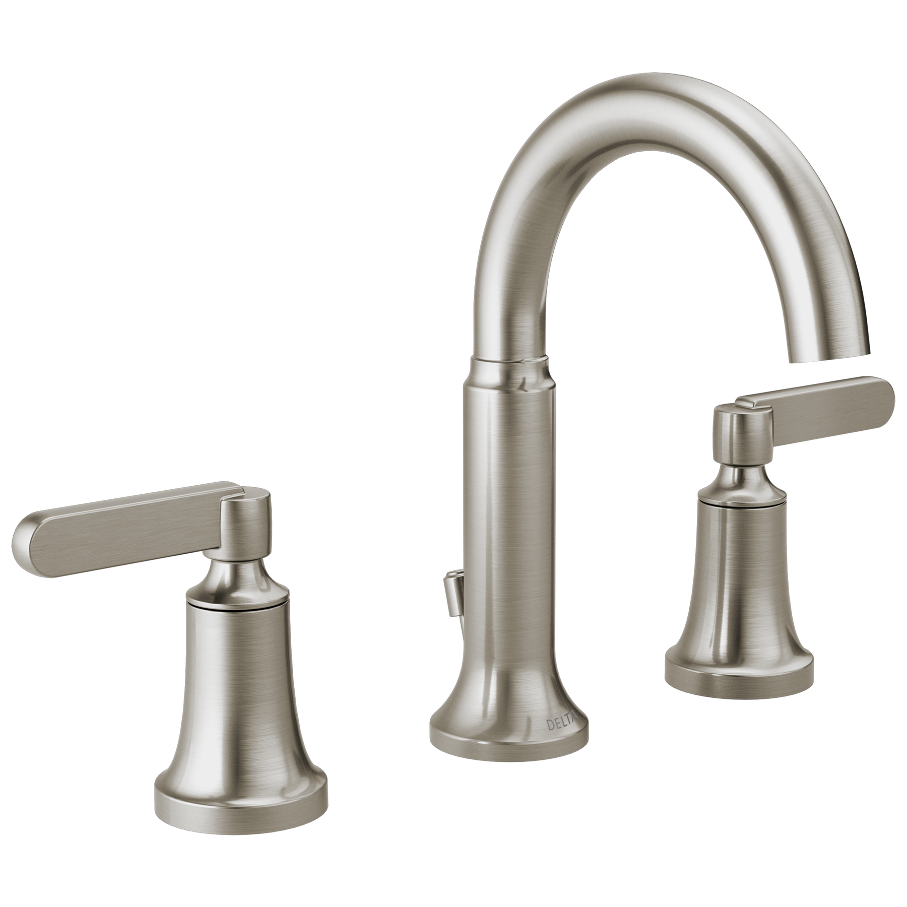 Two Handle Widespread Bathroom Faucet in Spotshield Brushed Nickel 35769LF-SP | Delta Faucet