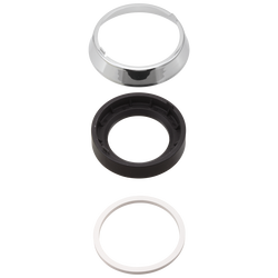 Single Handle Pull-Out Kitchen Faucet with Soap Dispenser in Stainless ...