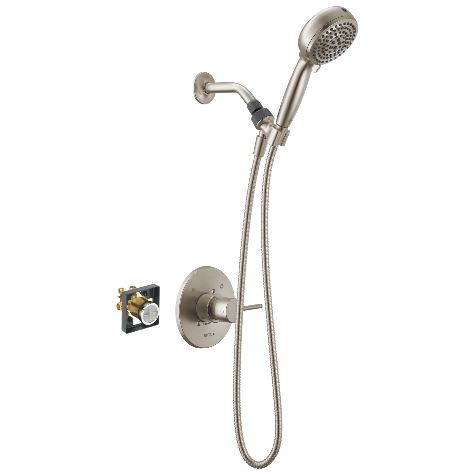 Shower Trim with ProClean Hand Shower Bundle in Stainless FVS3-MO2101 ...