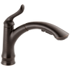 Single Handle Pull-Out Kitchen Faucet (Recertified) in Venetian Bronze ...