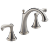 Two Handle Widespread Bathroom Faucet (Recertified) in Brushed Nickel ...