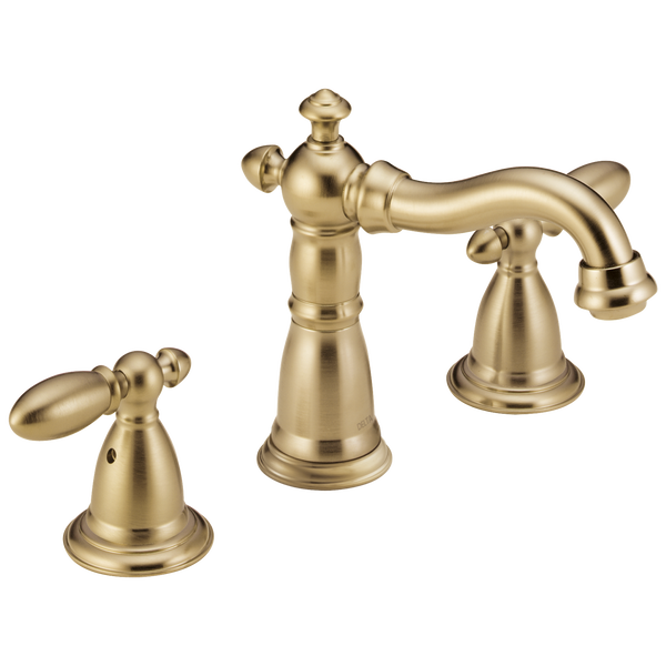 Two Handle Widespread Bathroom Faucet in Champagne Bronze 3555-CZMPU-DST | Delta Faucet