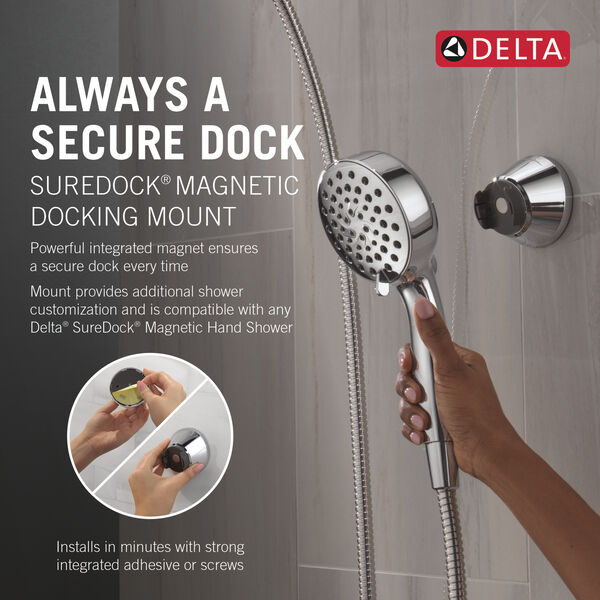 SureDock™ Magnetic Docking Mount in Chrome 75200 | Delta Faucet