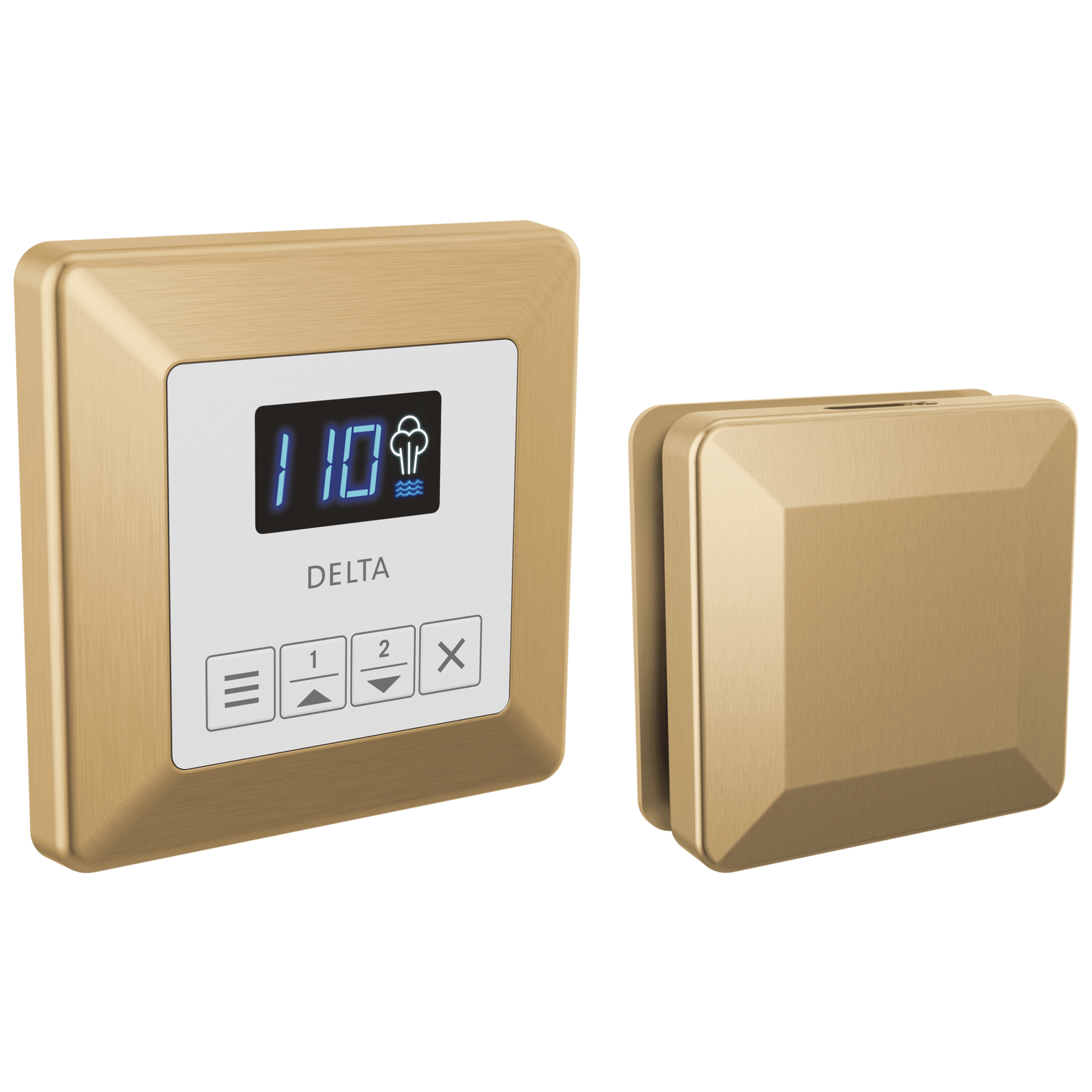 Square Steam Package in Lumicoat® Champagne Bronze 5CH-250T-CZ-PR | Delta Faucet