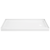 EverEdge Shower Base 60"x32" Right Drain in High Gloss White B12137 ...
