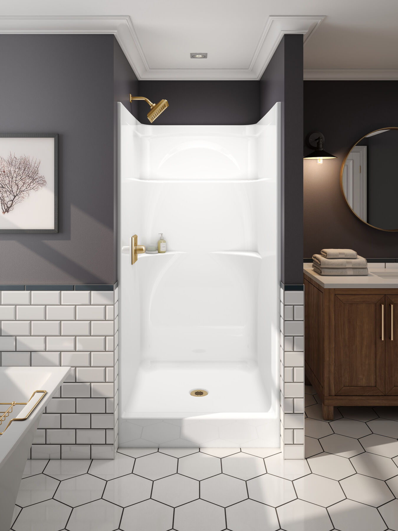 Monitor® 14 Series Shower Trim in Champagne Bronze T14251-CZ | Delta Faucet