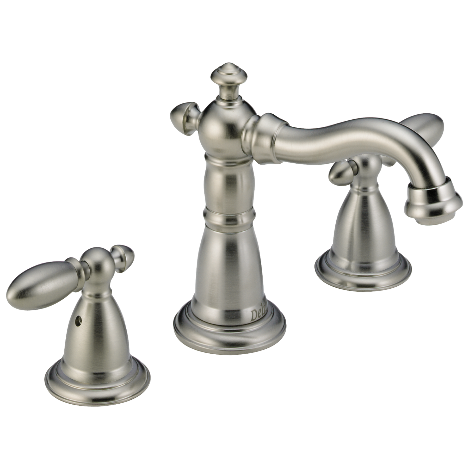 Two Handle Widespread Lavatory Faucet in Stainless 3555SS-216SS | Delta ...
