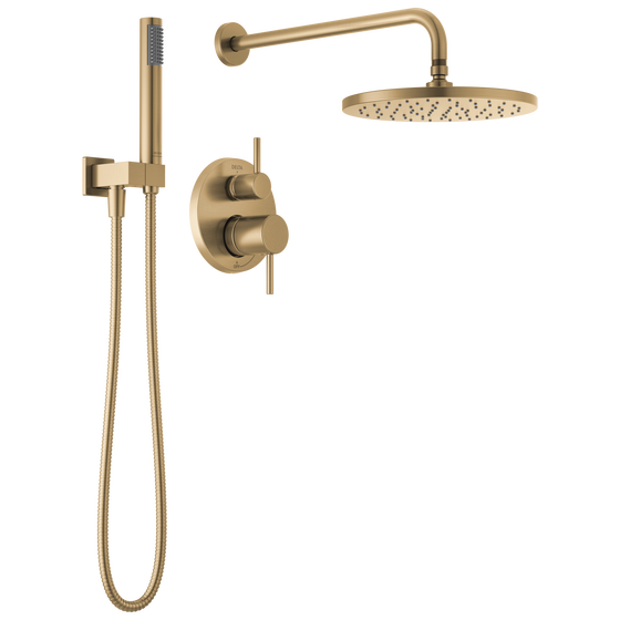 Monitor® 14 Series Shower with Raincan & Hand Shower in Champagne ...