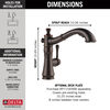 Single Handle Pull-Out Kitchen Faucet in Venetian Bronze 4197-RB-DST ...