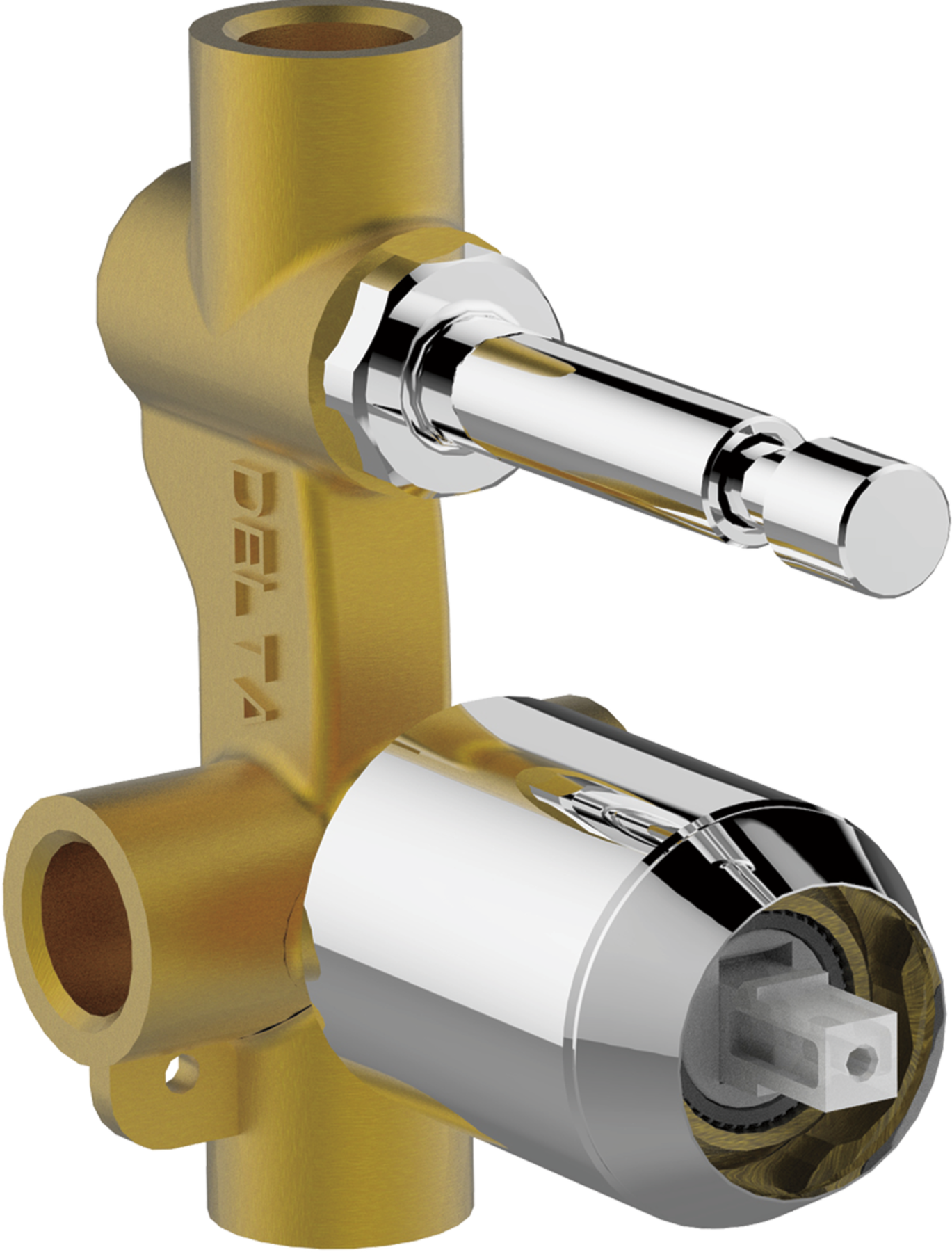 Rough-In with Push Button Diverter in Chrome R85300 | Delta Faucet