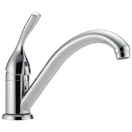 Single Handle Kitchen Faucet in Chrome 101-DST | Delta Faucet
