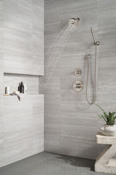 Wall Elbow for Hand Shower in Lumicoat® Stainless 50560-SS-PR | Delta ...