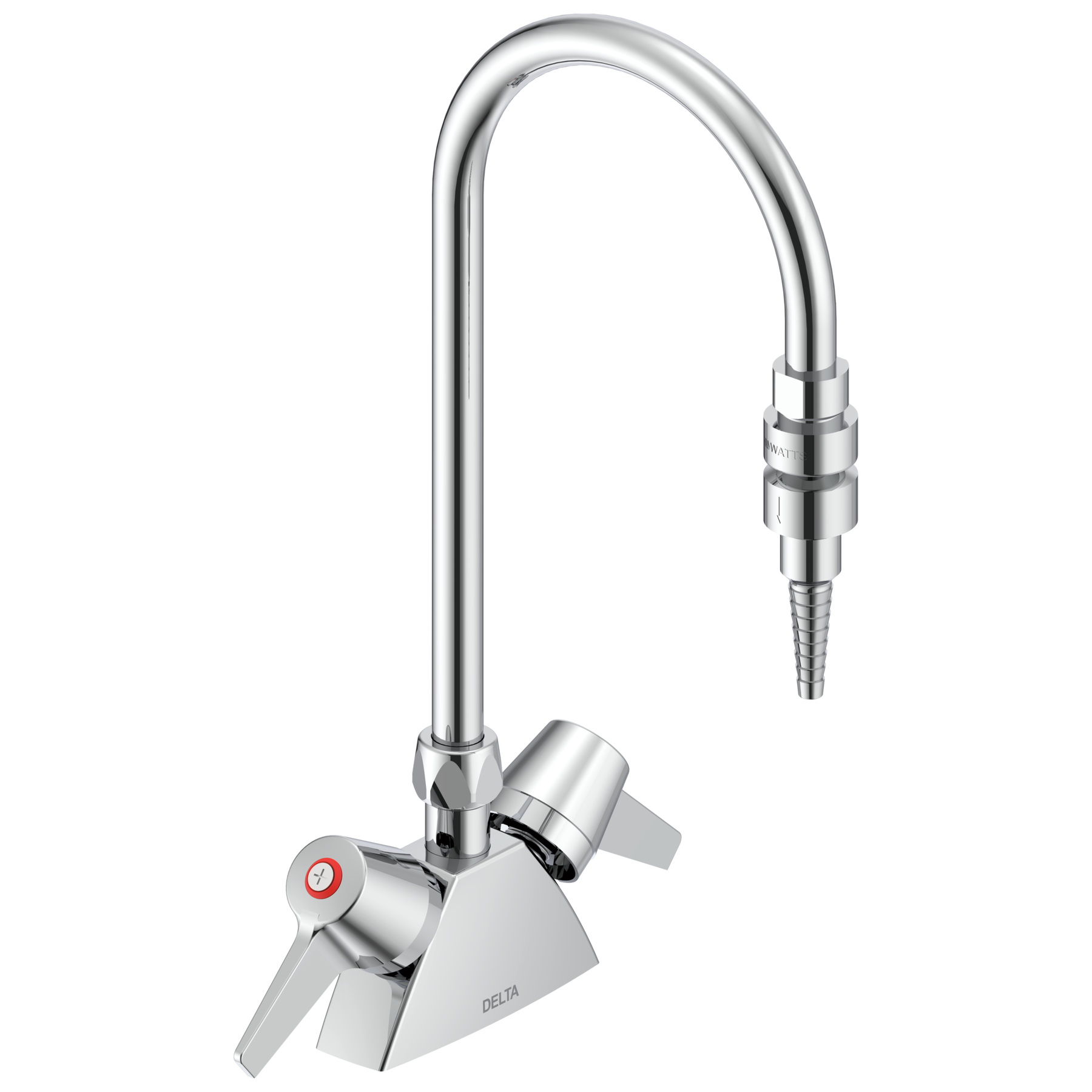 Two Handle Deck-mount Laboratory Mixing Faucet in Chrome W6700-9-C ...