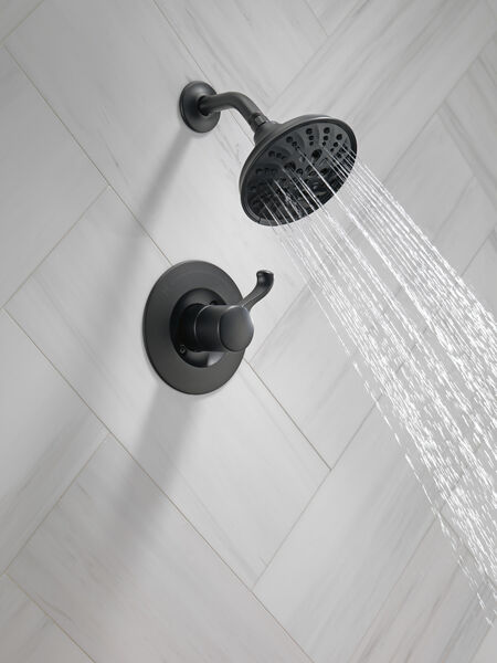 14 Series Shower Trim with Rough in Matte Black 142897-BL | Delta Faucet