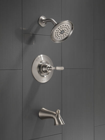 Tub/Shower Trim in Stainless T14432-SS | Delta Faucet