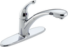 Single Handle Pull-Out Kitchen Faucet in Chrome 470-DST | Delta Faucet