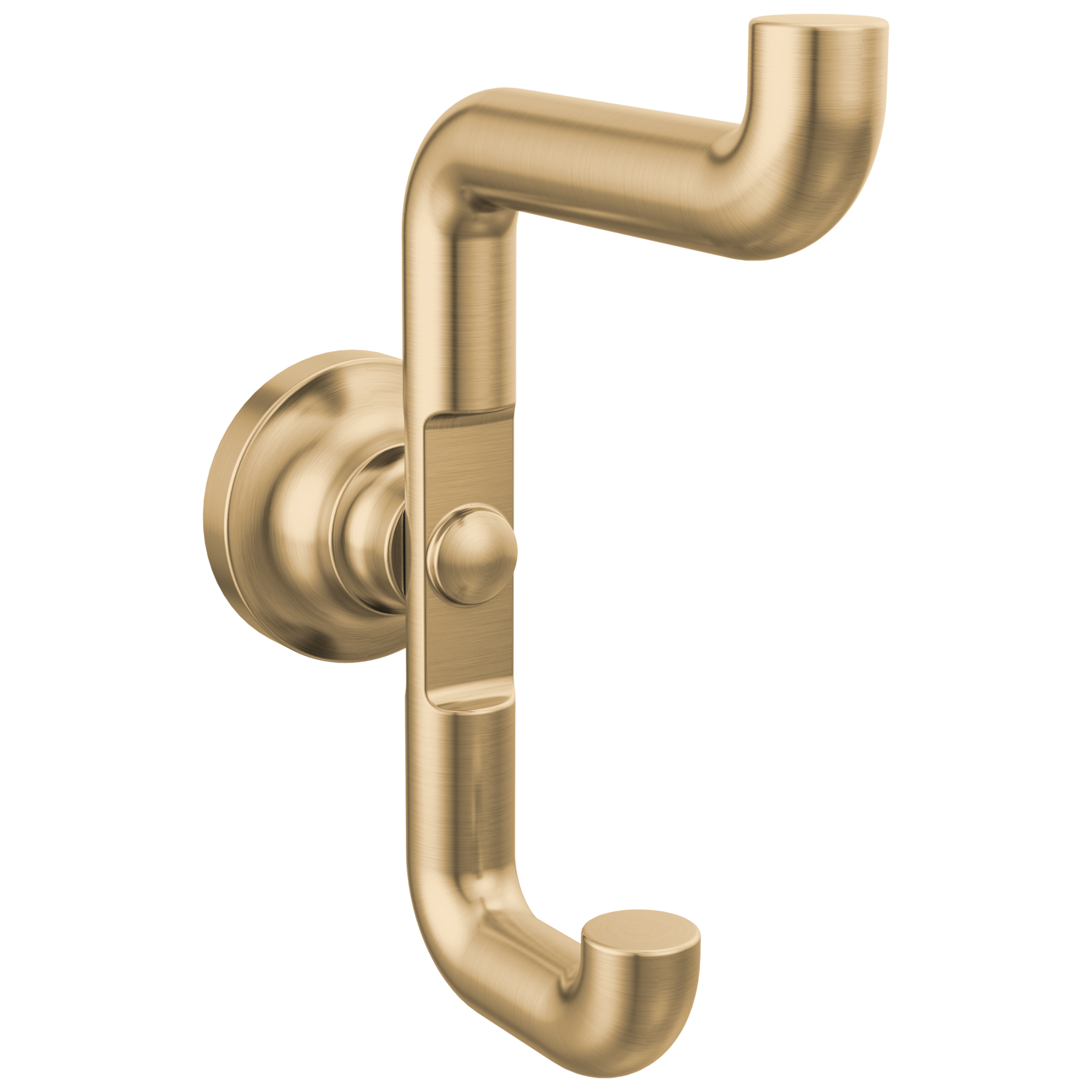 Double Robe Hook in Champagne Bronze 73535-CZ | Delta Faucet