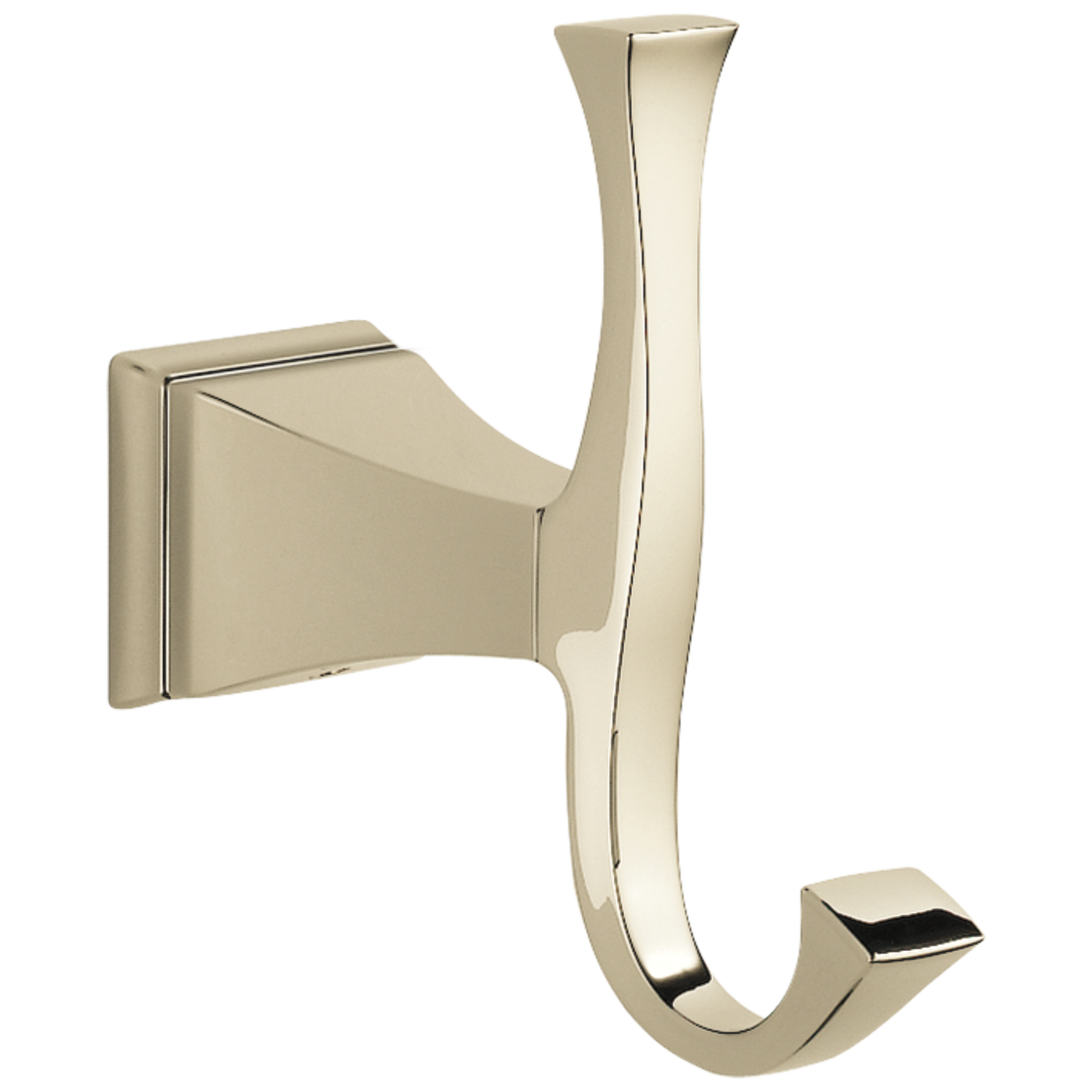 Double Robe Hook in Polished Nickel 75135-PN | Delta Faucet