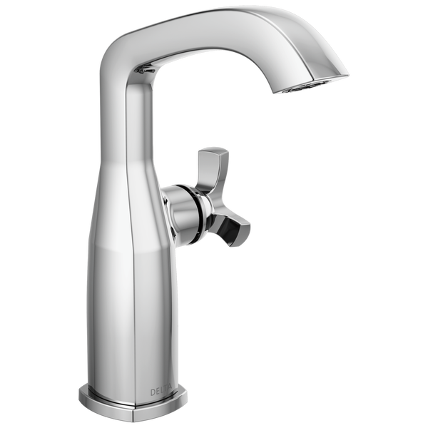 Single Handle Mid-Height Bathroom Faucet in Lumicoat® Chrome 6766-PR ...