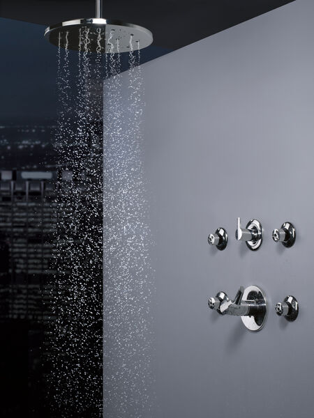 HydraChoice® Body Spray - H2Okinetic® Massaging Spray Head in Chrome ...