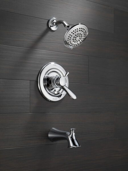 Tub/Shower Trim 1L 17S (Recertified) in Chrome T17438-R | Delta Faucet