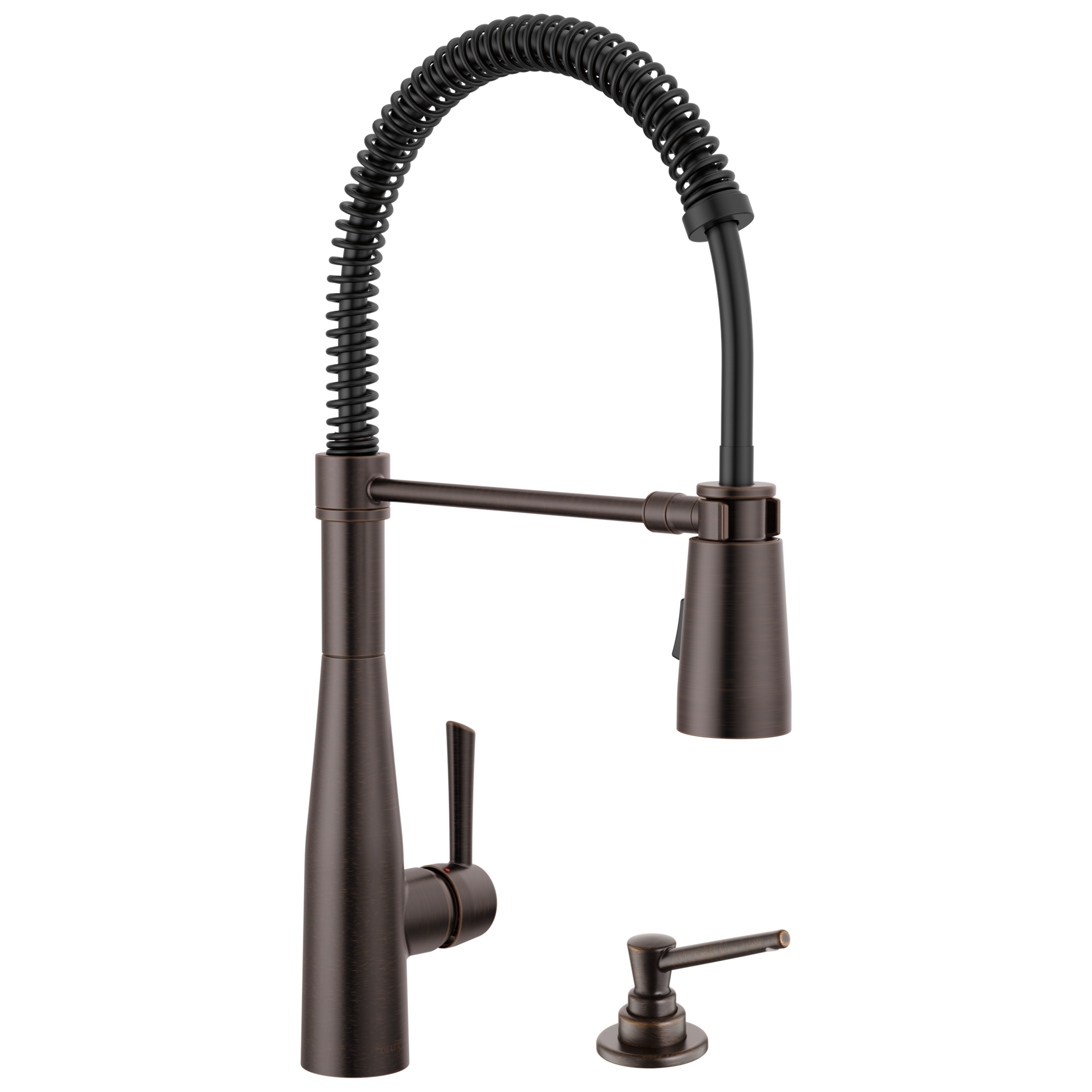 Spring Kitchen Single Handle with Soap Dispenser Bundle in Venetian ...