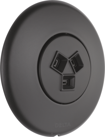 HydraChoice Body Spray Trim Round (Recertified) in Matte Black T50010 ...