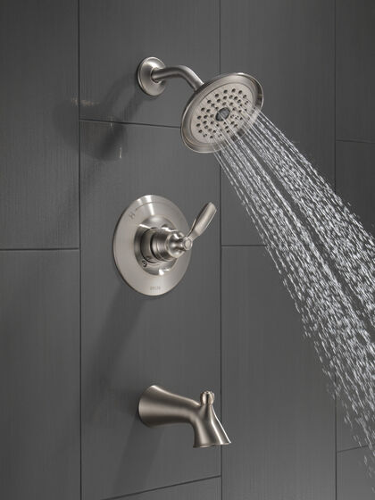 Tub/Shower Trim in Stainless T14432-SS | Delta Faucet