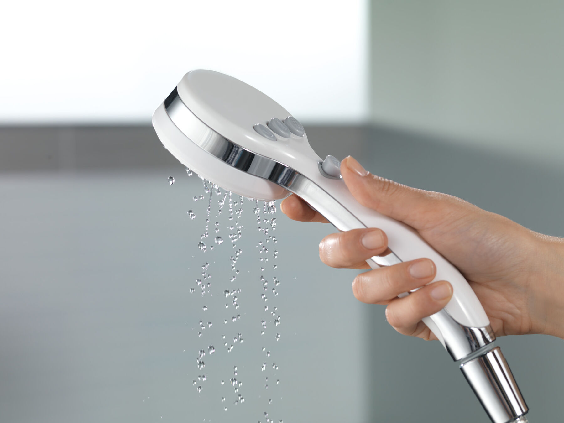 ActivTouch® 9-Setting Hand Shower in Chrome / White 75821CWC | Delta Faucet