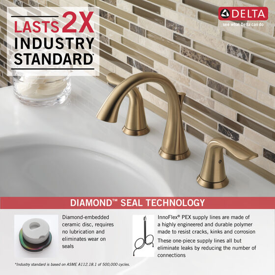 Two Handle Widespread Bathroom Faucet in Champagne Bronze 3538-CZMPU ...