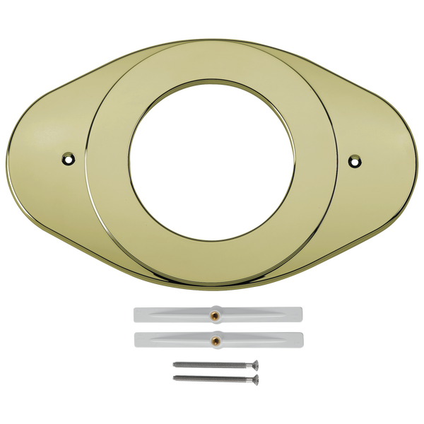Shower Renovation Cover Plate in Polished Brass RP29827PB | Delta Faucet