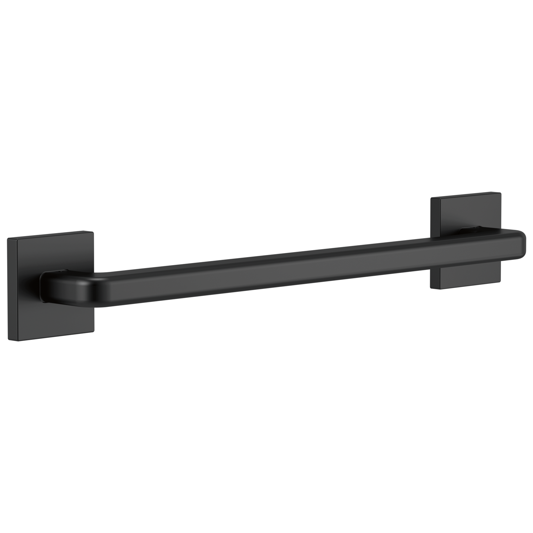 Angular Modern Decorative ADA Grab Bar - 18" in Matte Black 41918-BL ...